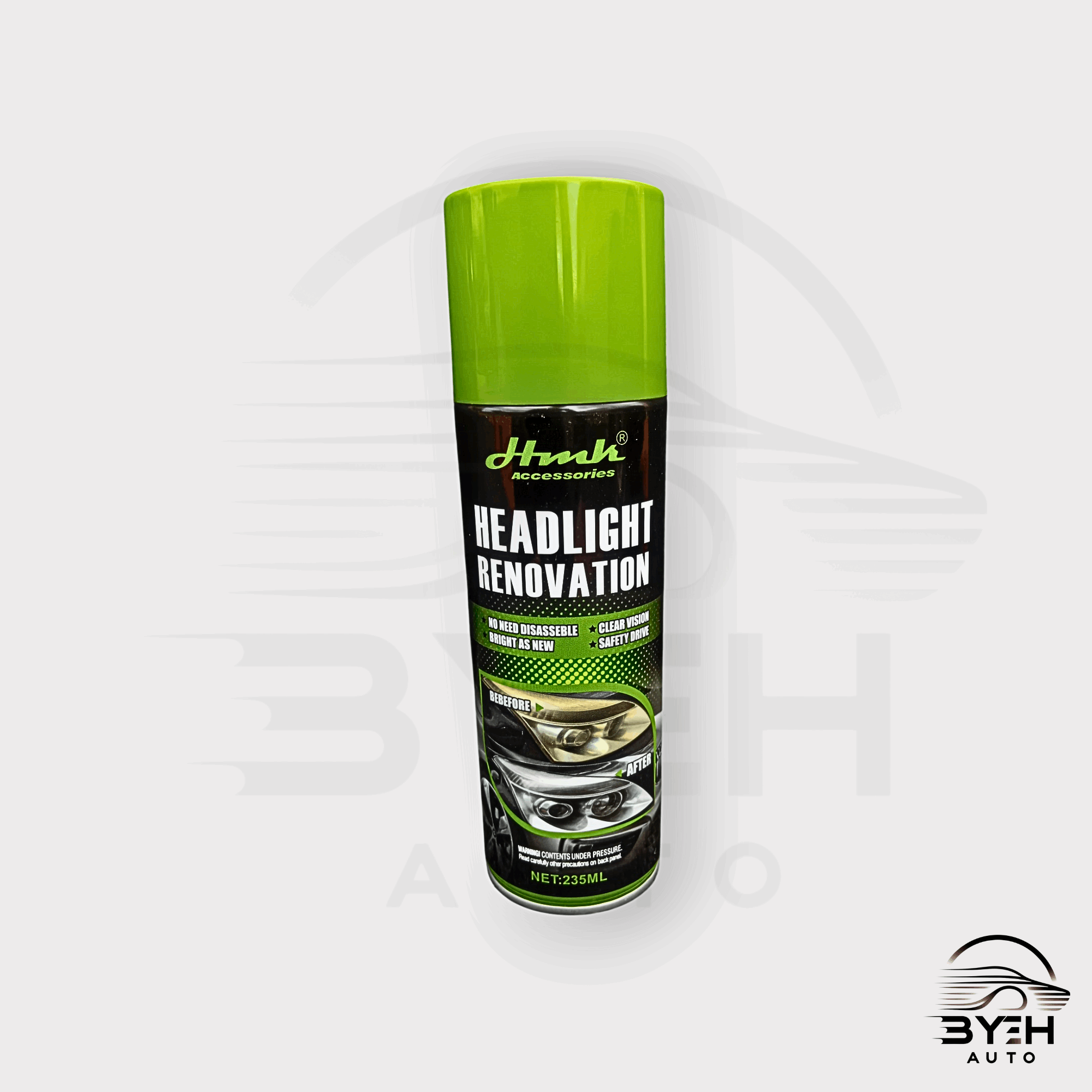 🔥 235ml Long-Lasting Protection Car Headlight Renovation Spray 🚗 – BYEH ...