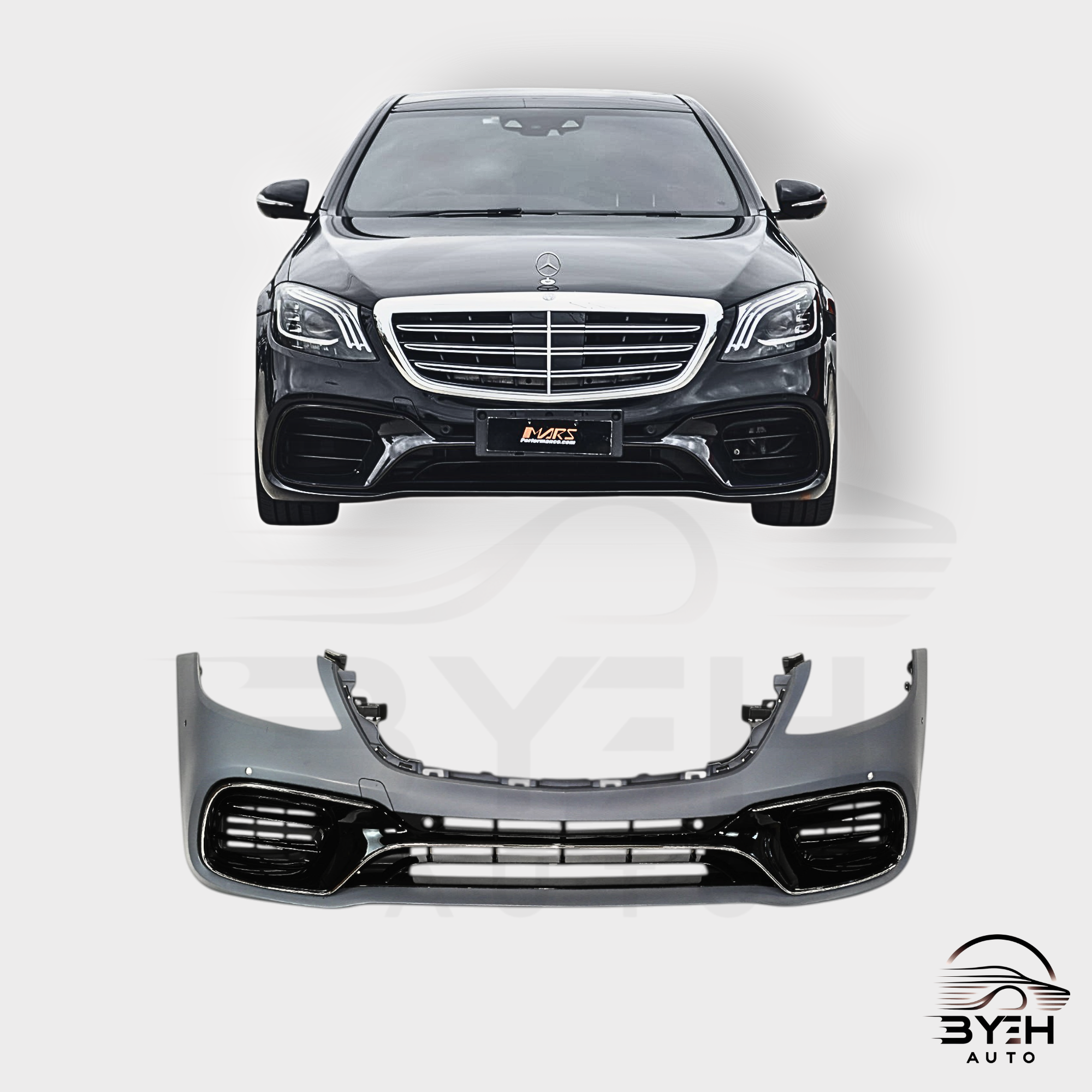 2018-2020 Mercedes Benz S Class W222 S63 Style Front Bumper – BYEH AUTO